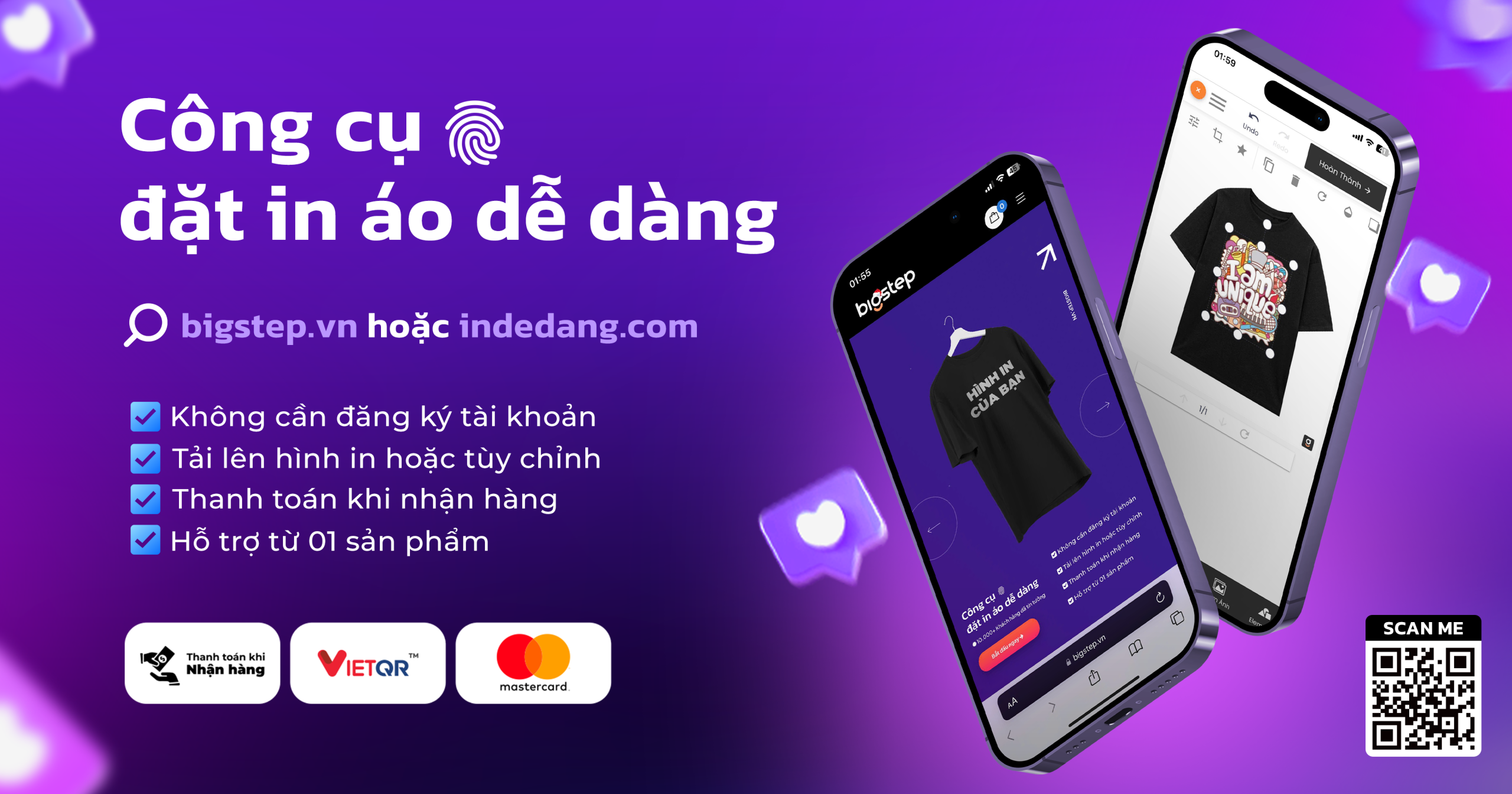 Bigstep.vn - Đặt in áo dễ dàng!